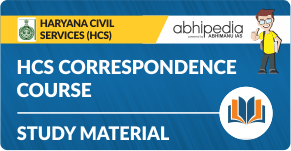 HCS Correspondence Course for Prelims - Study Material | Haryana Civil ...